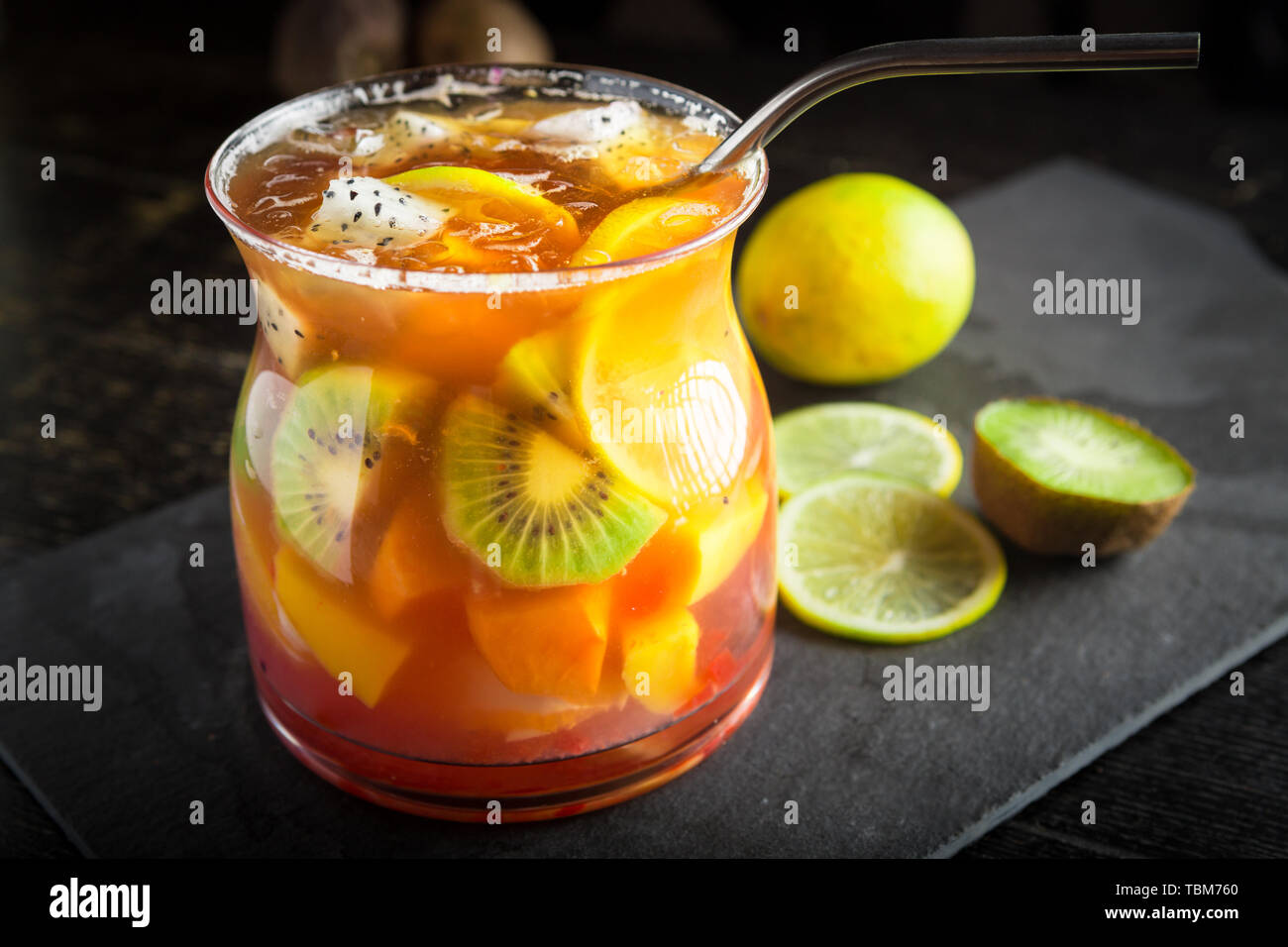 Cold drink drinks beverage iced tea hi-res stock photography and images ...