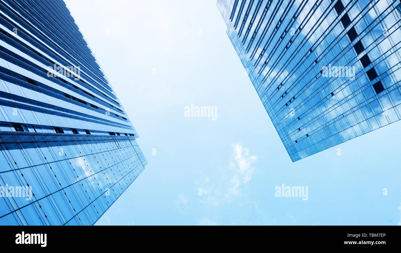 On the back of modern urban architecture Stock Photo - Alamy
