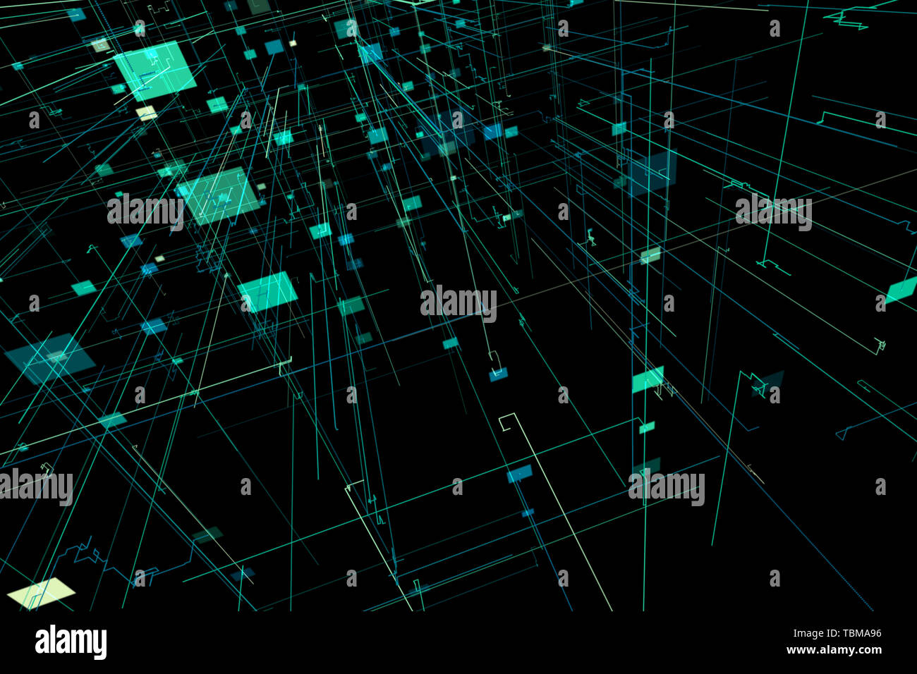 Abstract science and technology Stock Photo - Alamy