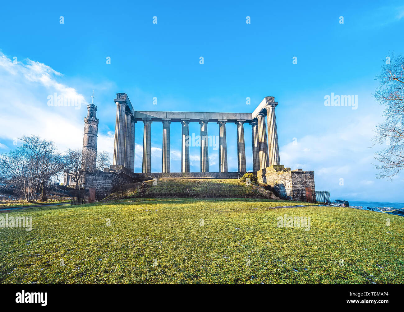 Carlton Hill scenery in Edinburgh Stock Photo - Alamy