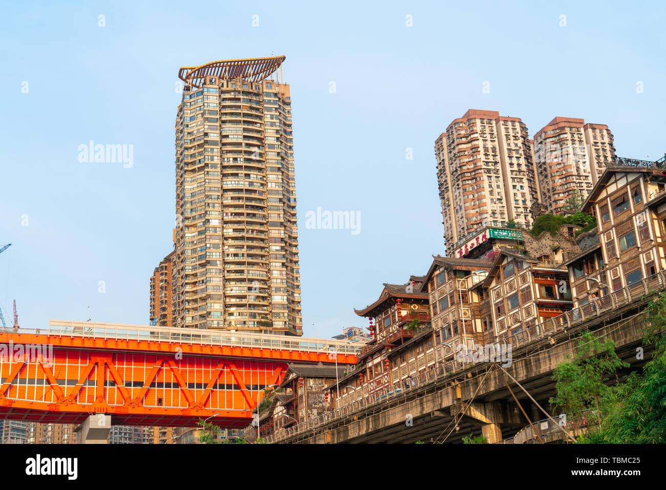 Ancient Architecture of Hongya Cave Scenic Area in Chongqing, China ...