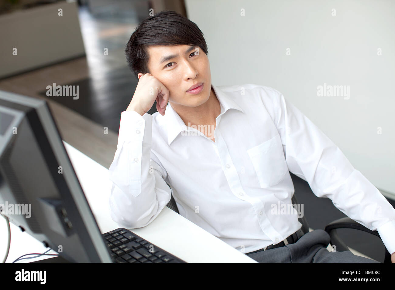 An office white-collar worker Stock Photo - Alamy