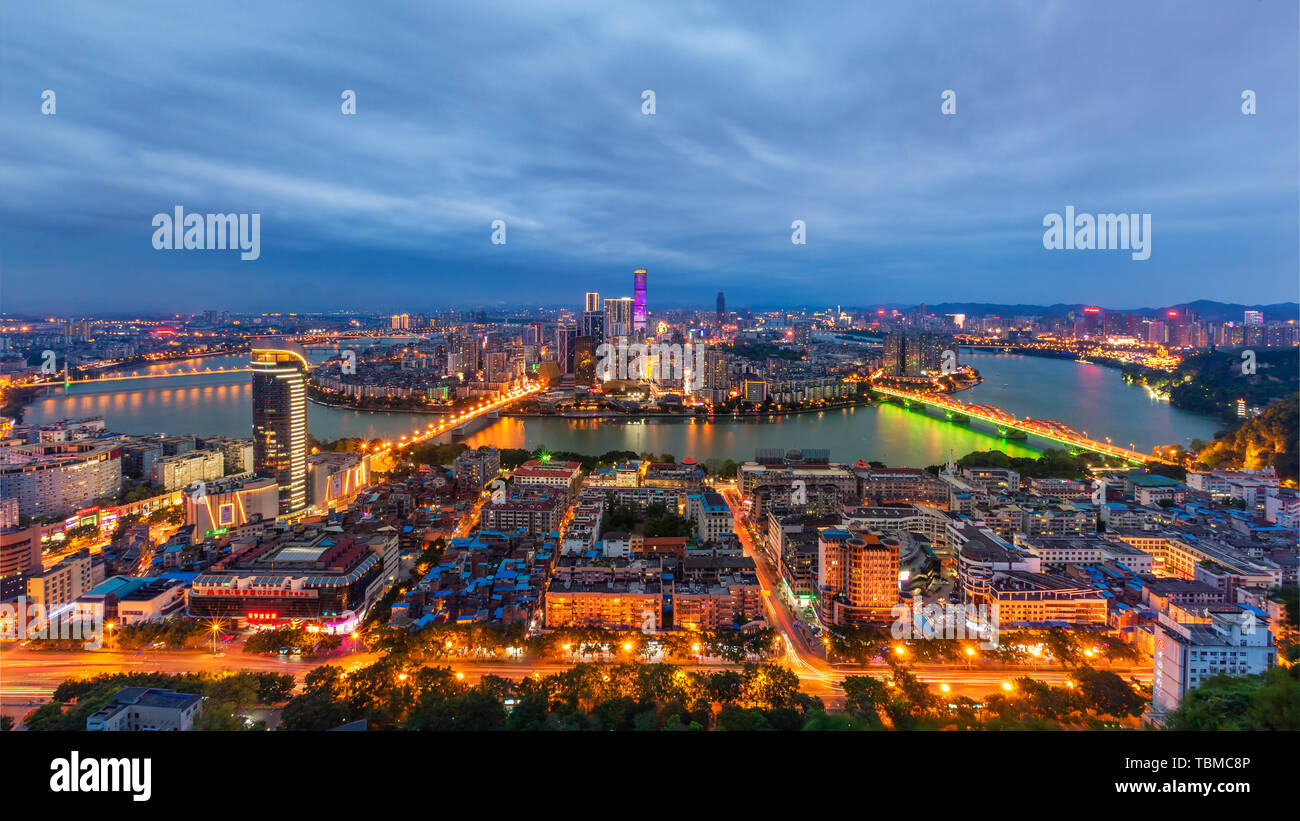 Liuzhou night view hi-res stock photography and images - Alamy