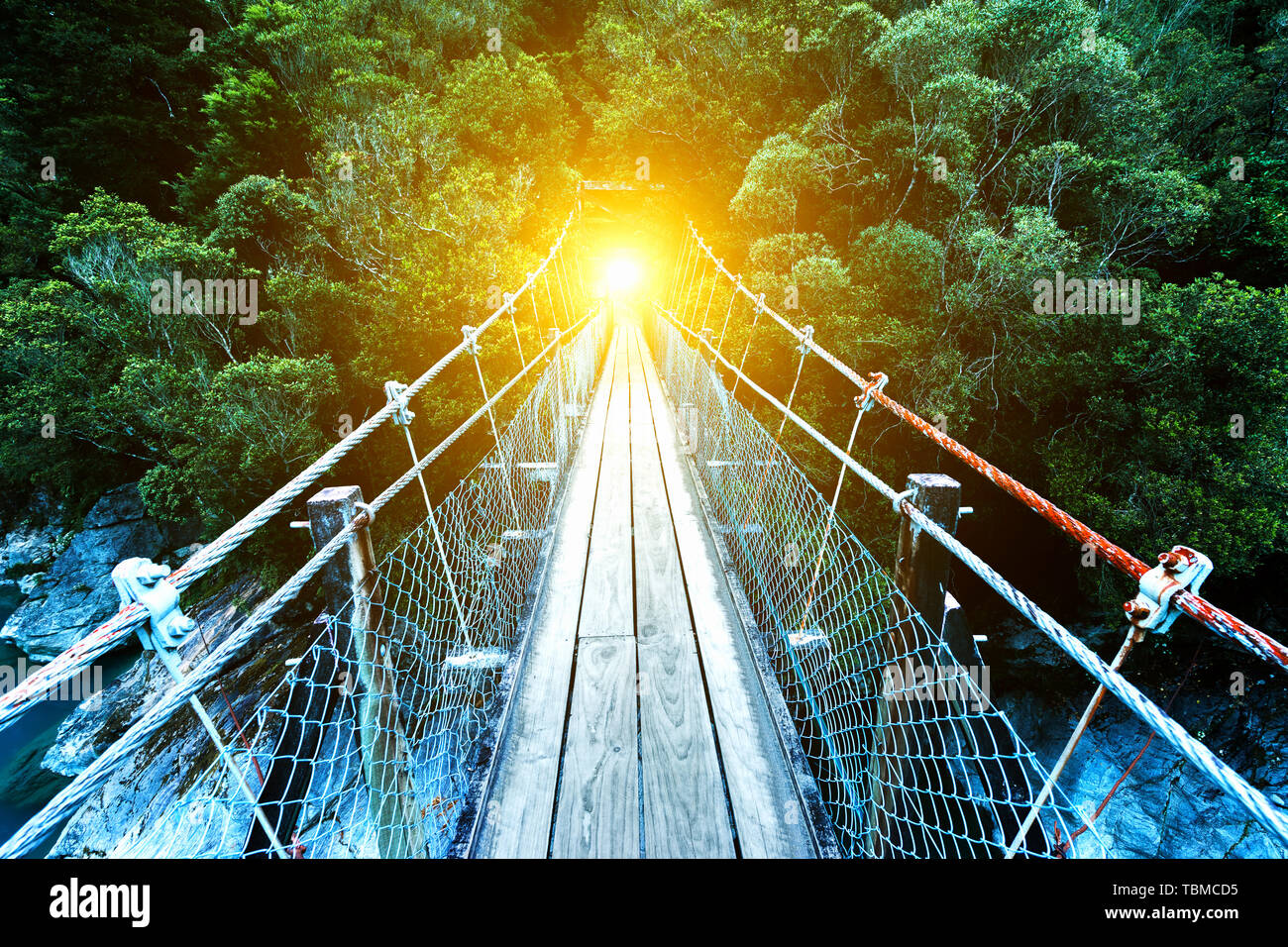Wooden bridges over water hi-res stock photography and images - Alamy