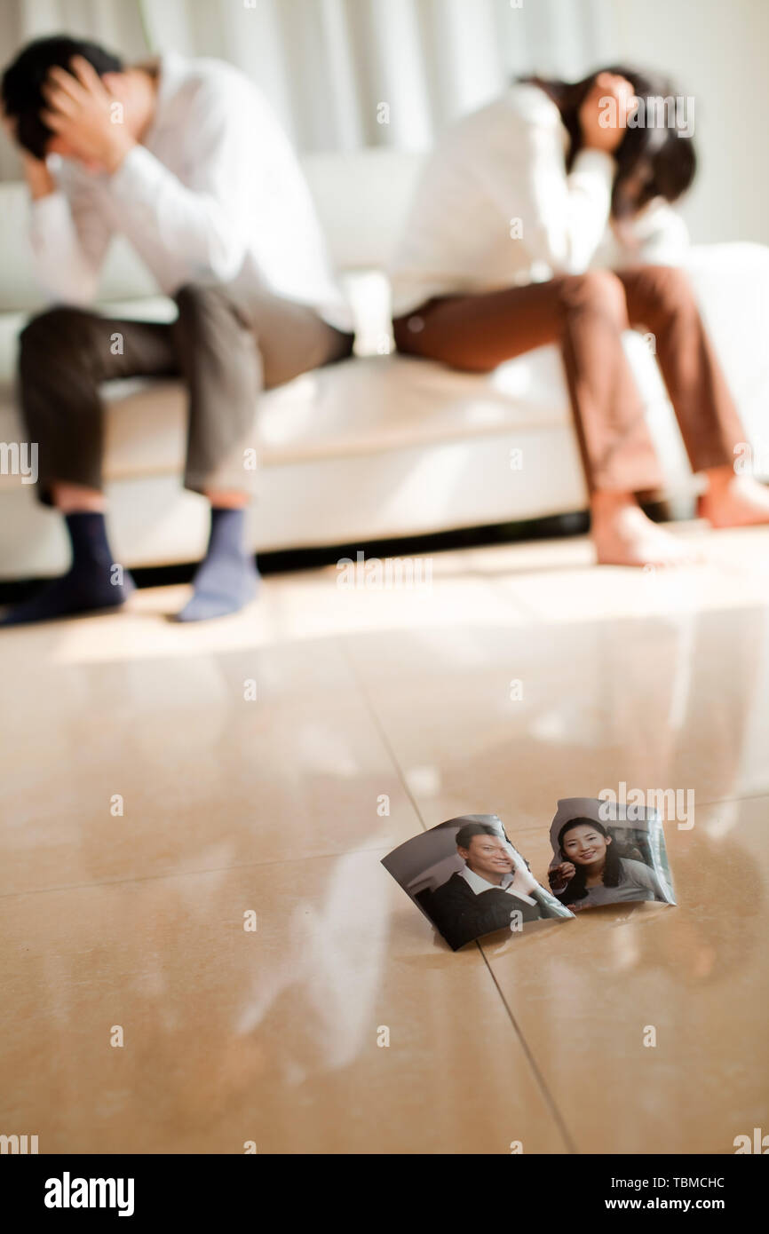 A couple fighting Stock Photo - Alamy