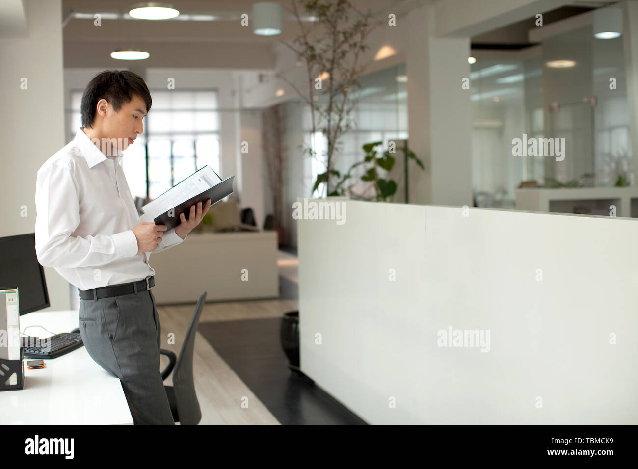 An office white-collar worker Stock Photo - Alamy