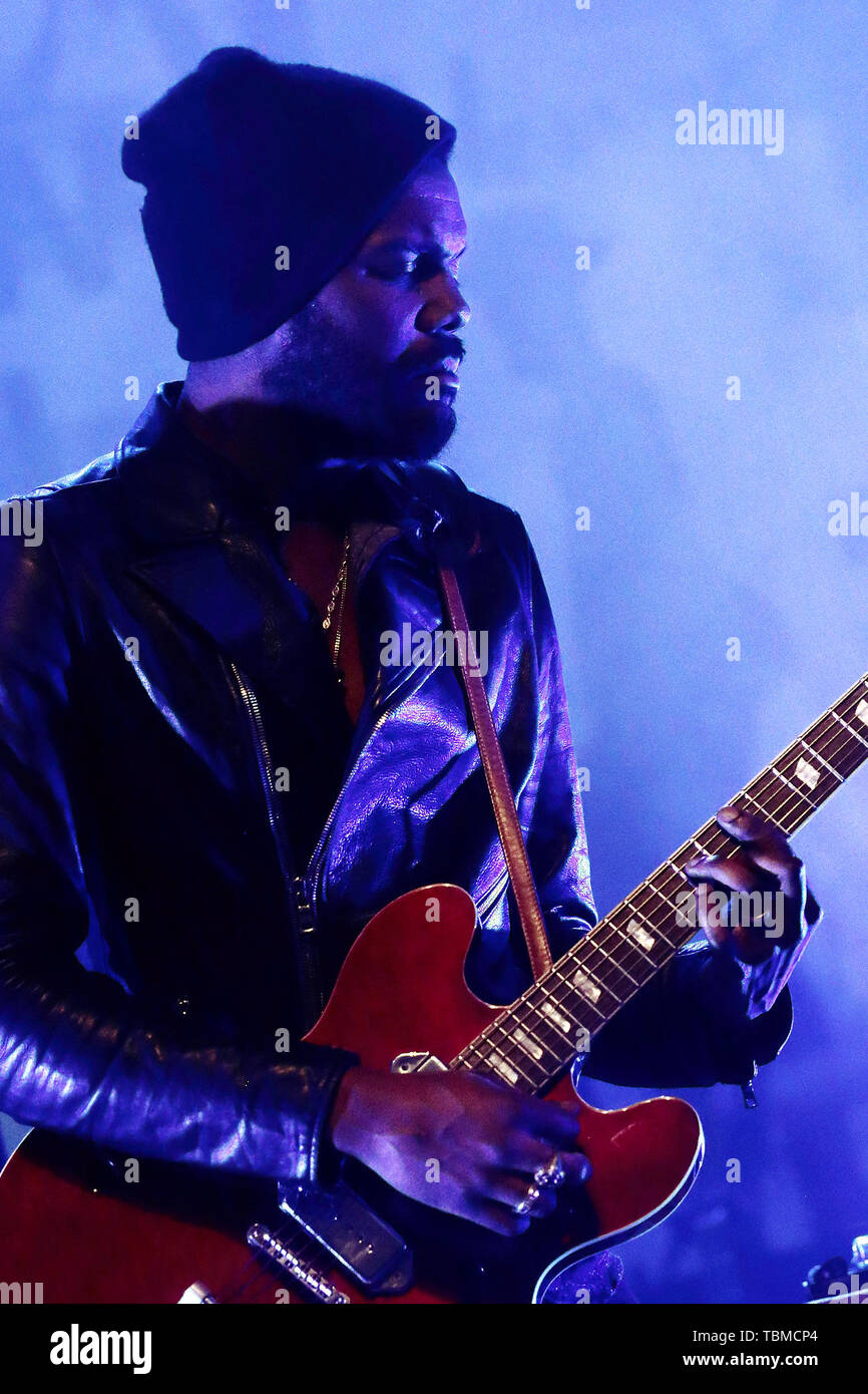 Gary Clark Jr. performs on his final show of his Australian Tour at the ...