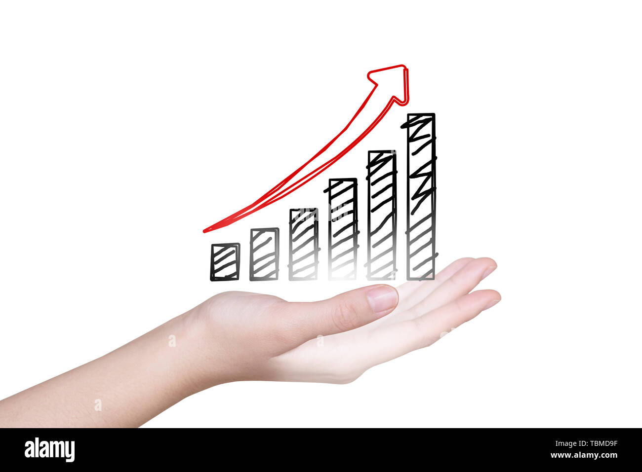 Growing economic symbol design hi-res stock photography and images - Alamy