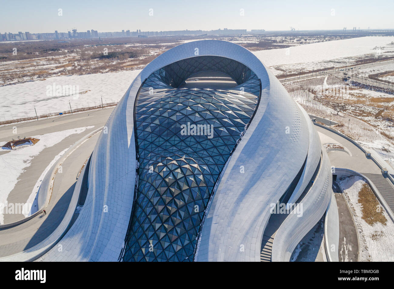 Harbin cultural center theatre art culture exhibition hall design ...