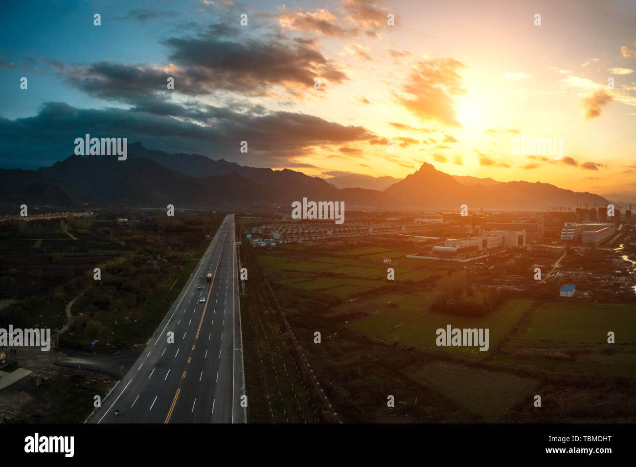 Chinese highway scenery Stock Photo - Alamy