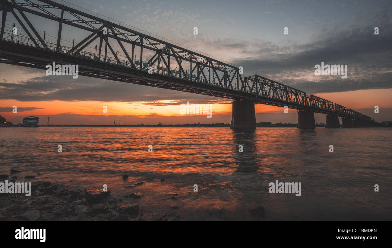 Harbin Centennial Railway Bridge Stock Photo - Alamy
