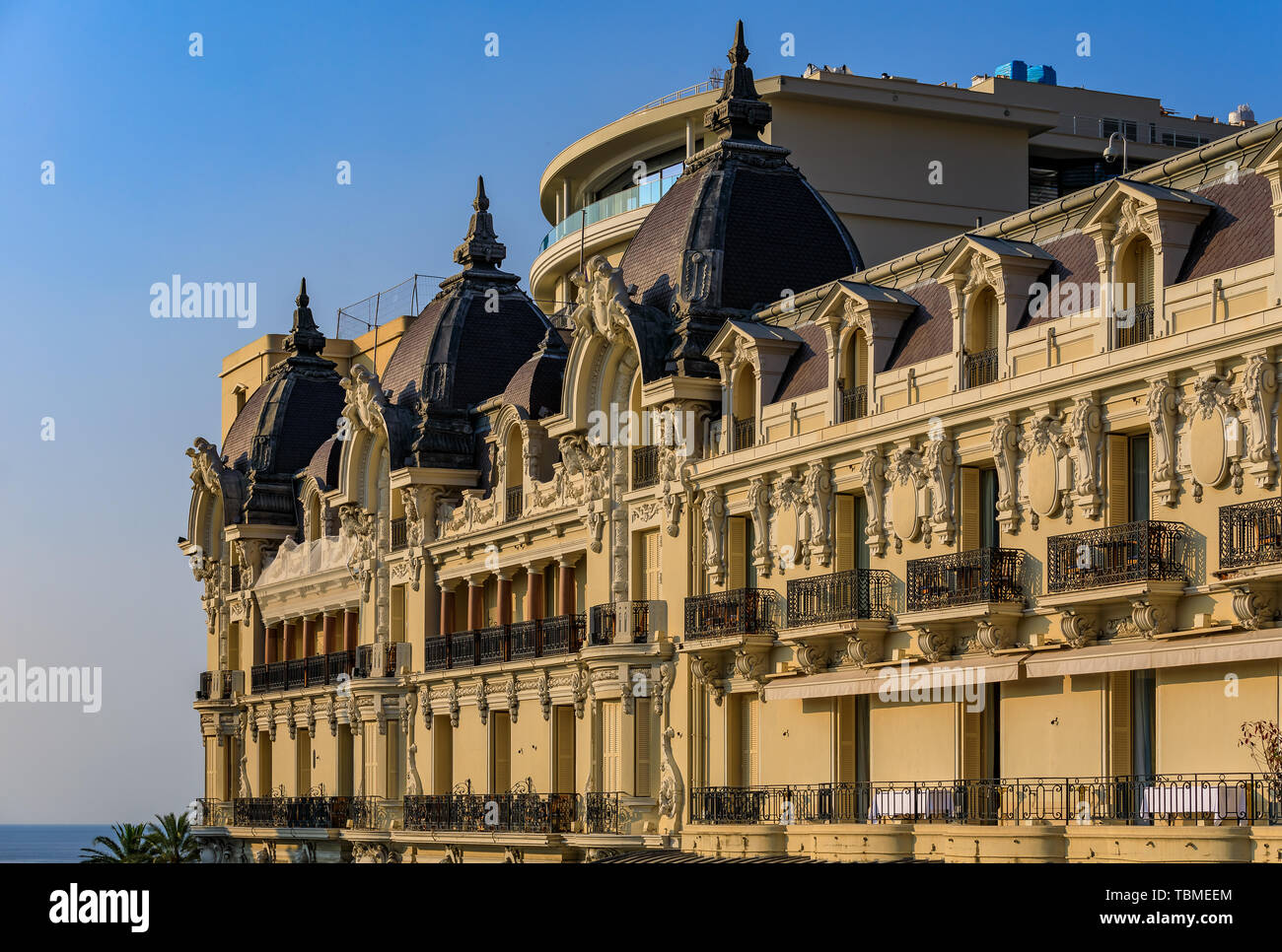 Monaco building architecture balcony hi-res stock photography and ...