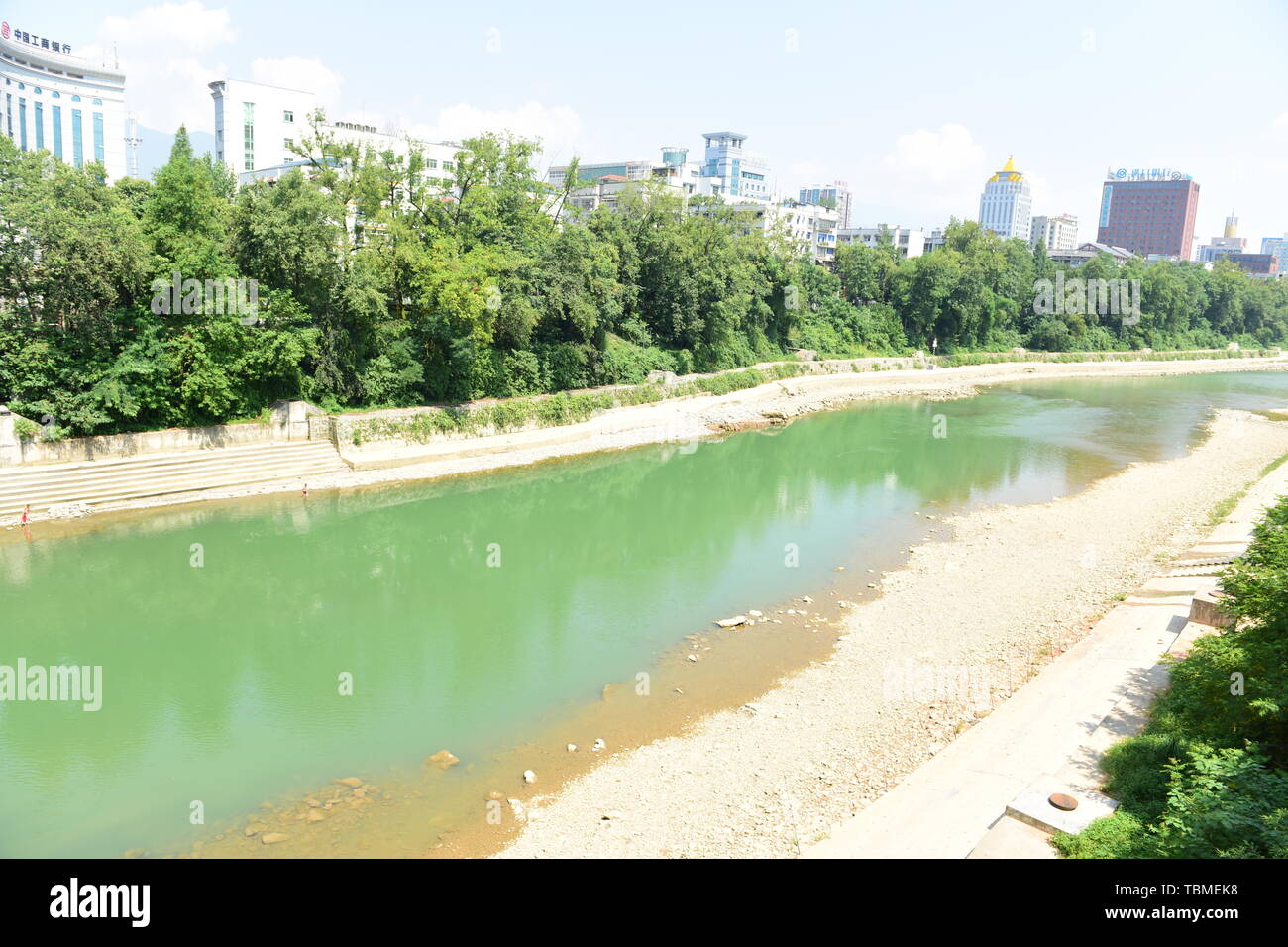 Scenery of the Qingjiang River Stock Photo - Alamy
