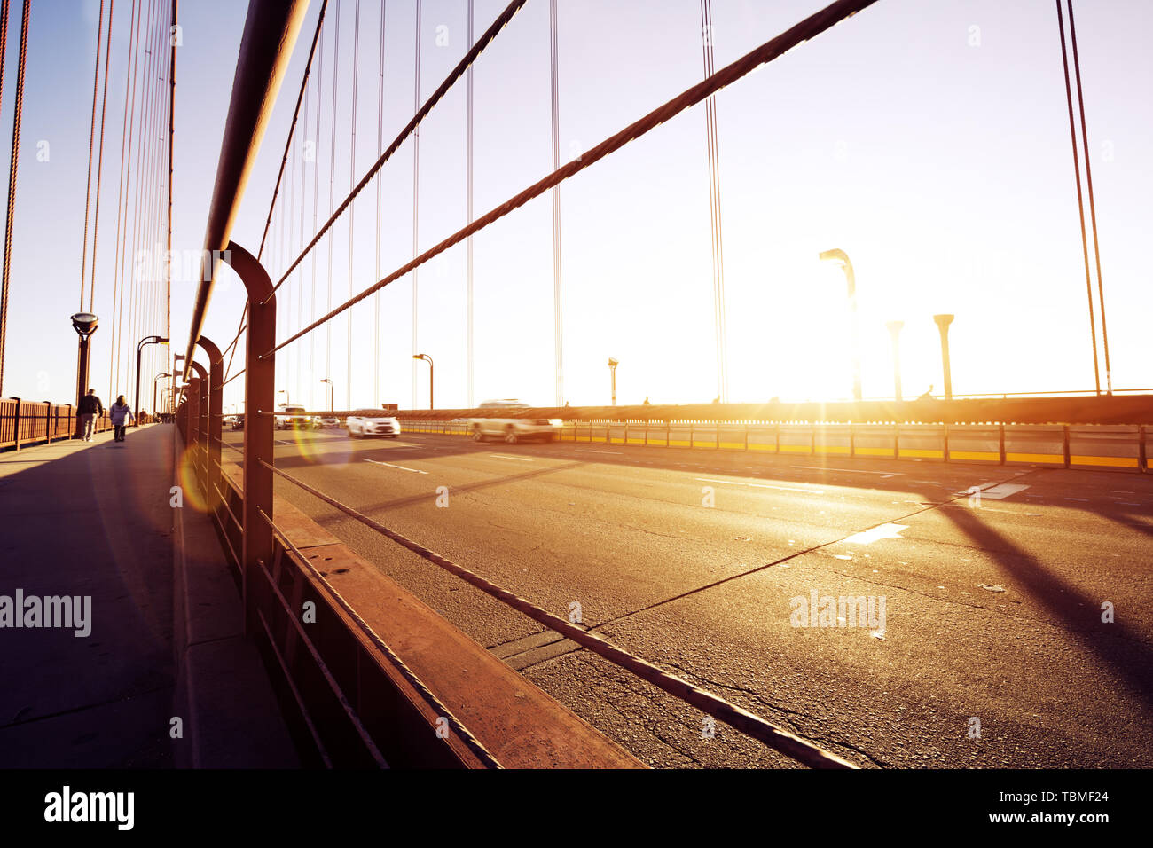 san francisco gold gate bridge in sunny day Stock Photo - Alamy
