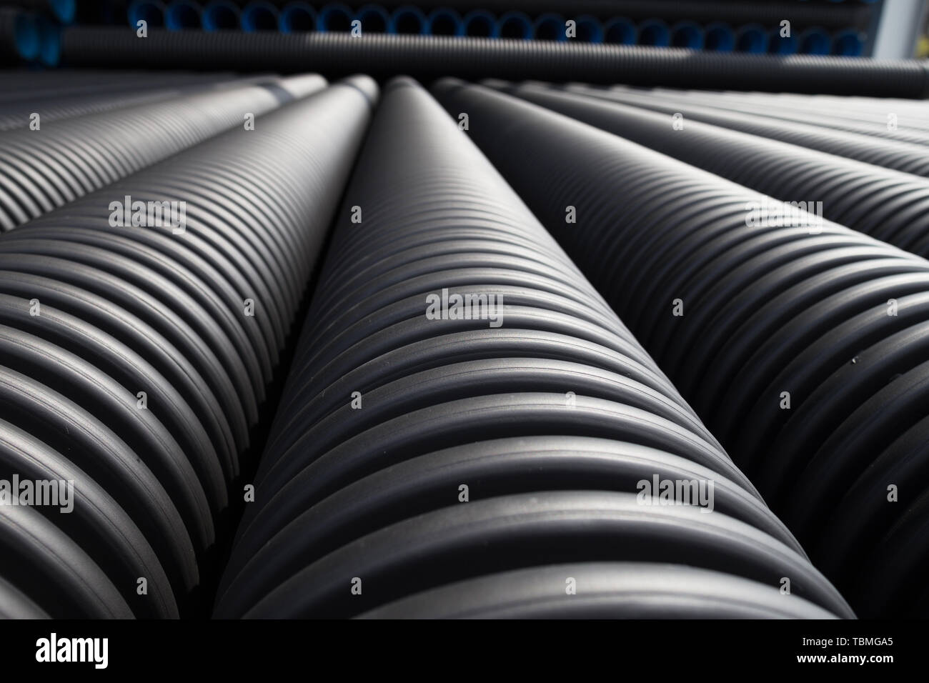 Black pvc plastic drain pipe hi-res stock photography and images - Alamy