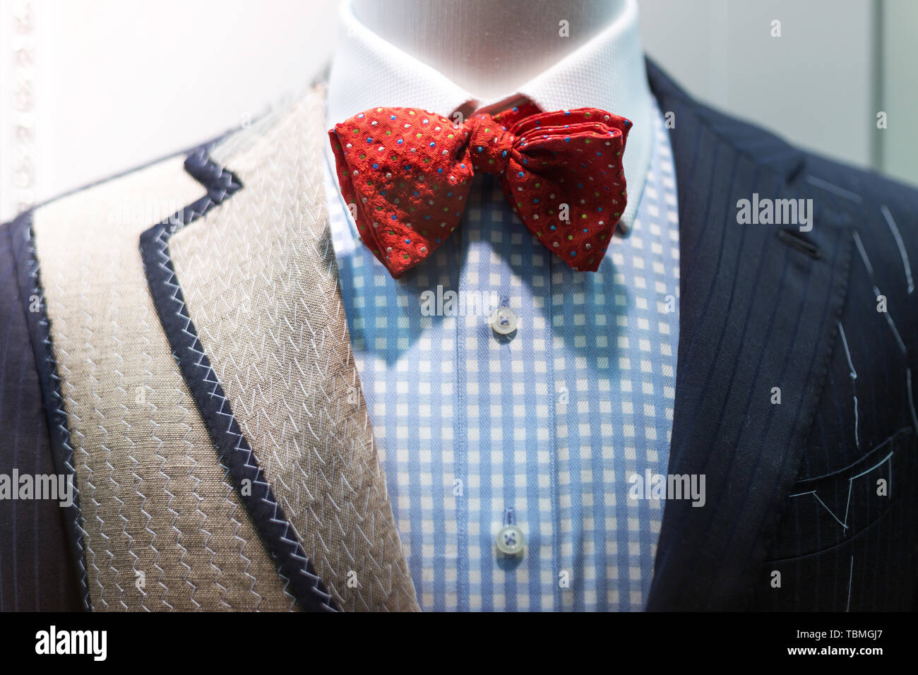 Suite on the mannequin Stock Photo - Alamy
