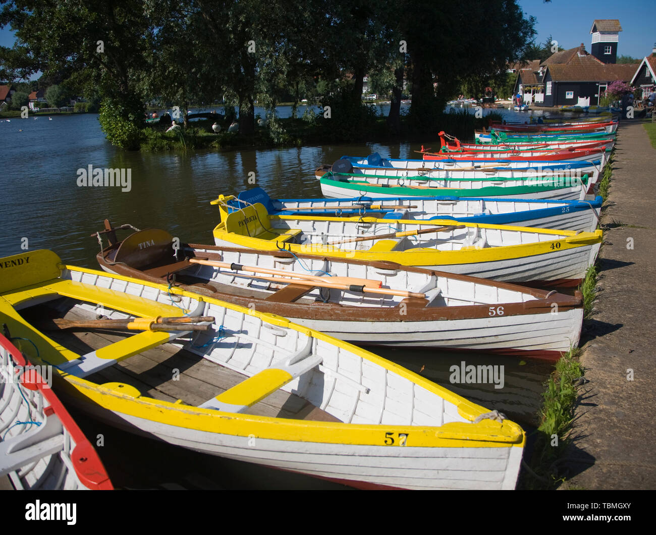 Thorpeness boating lake hi-res stock photography and images - Alamy