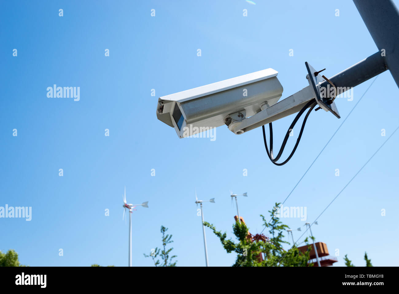 CCTV in urban district Stock Photo - Alamy