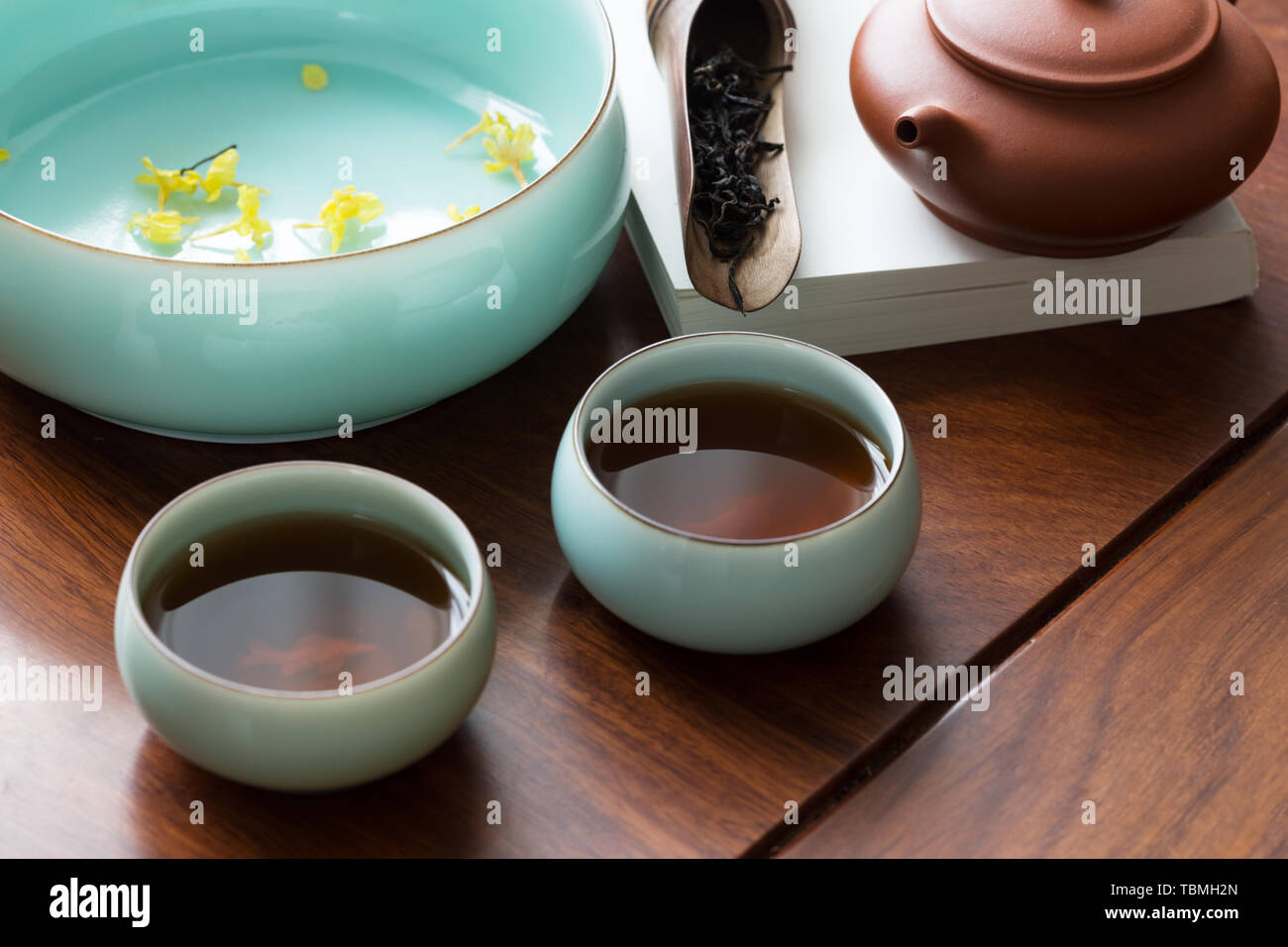 Set of China tea Stock Photo - Alamy