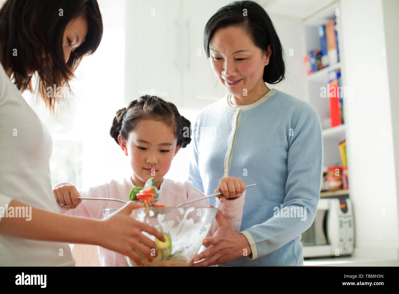 Parent - child interaction in a family Stock Photo - Alamy