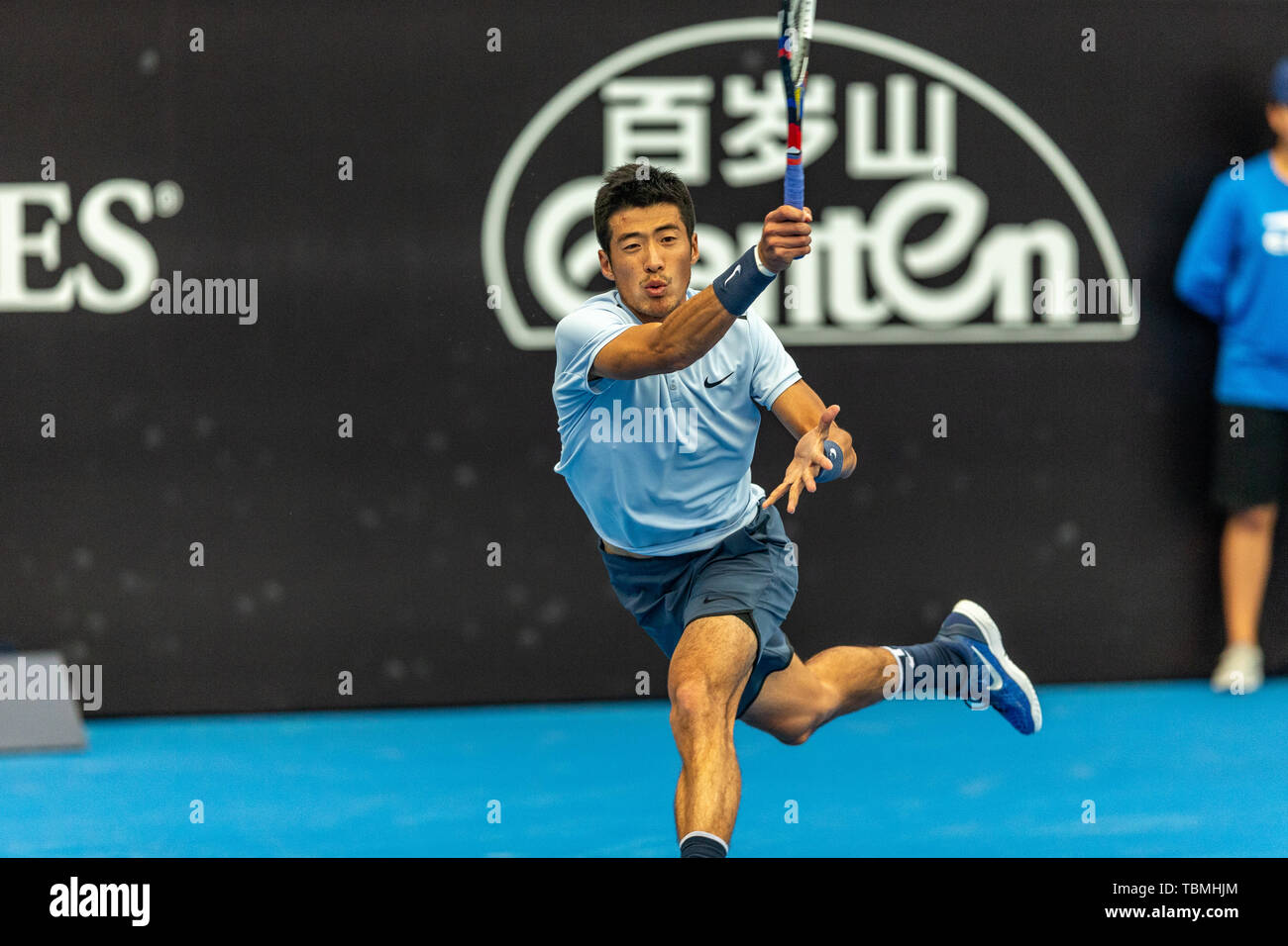 Li Zhe --Chinese men's tennis player Stock Photo - Alamy