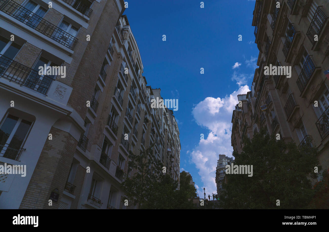 French Street View Stock Photo - Alamy