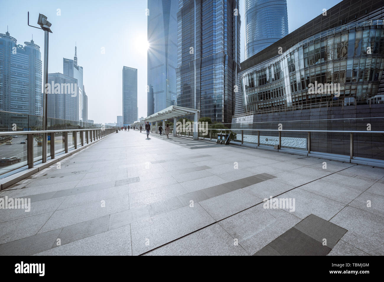 Street View of Lujiazui, Shanghai Stock Photo - Alamy