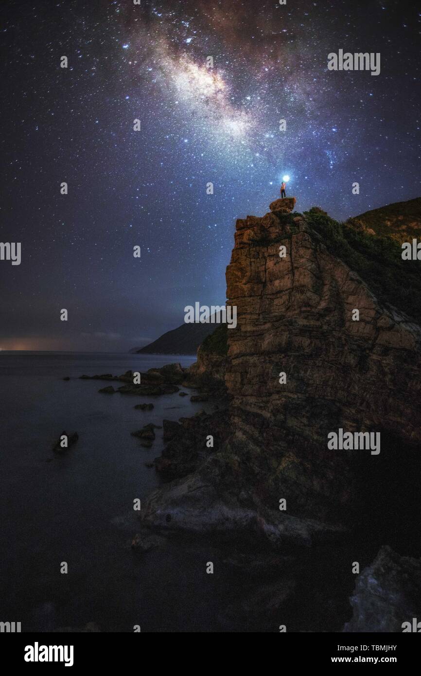 Look up at the Star River Stock Photo - Alamy