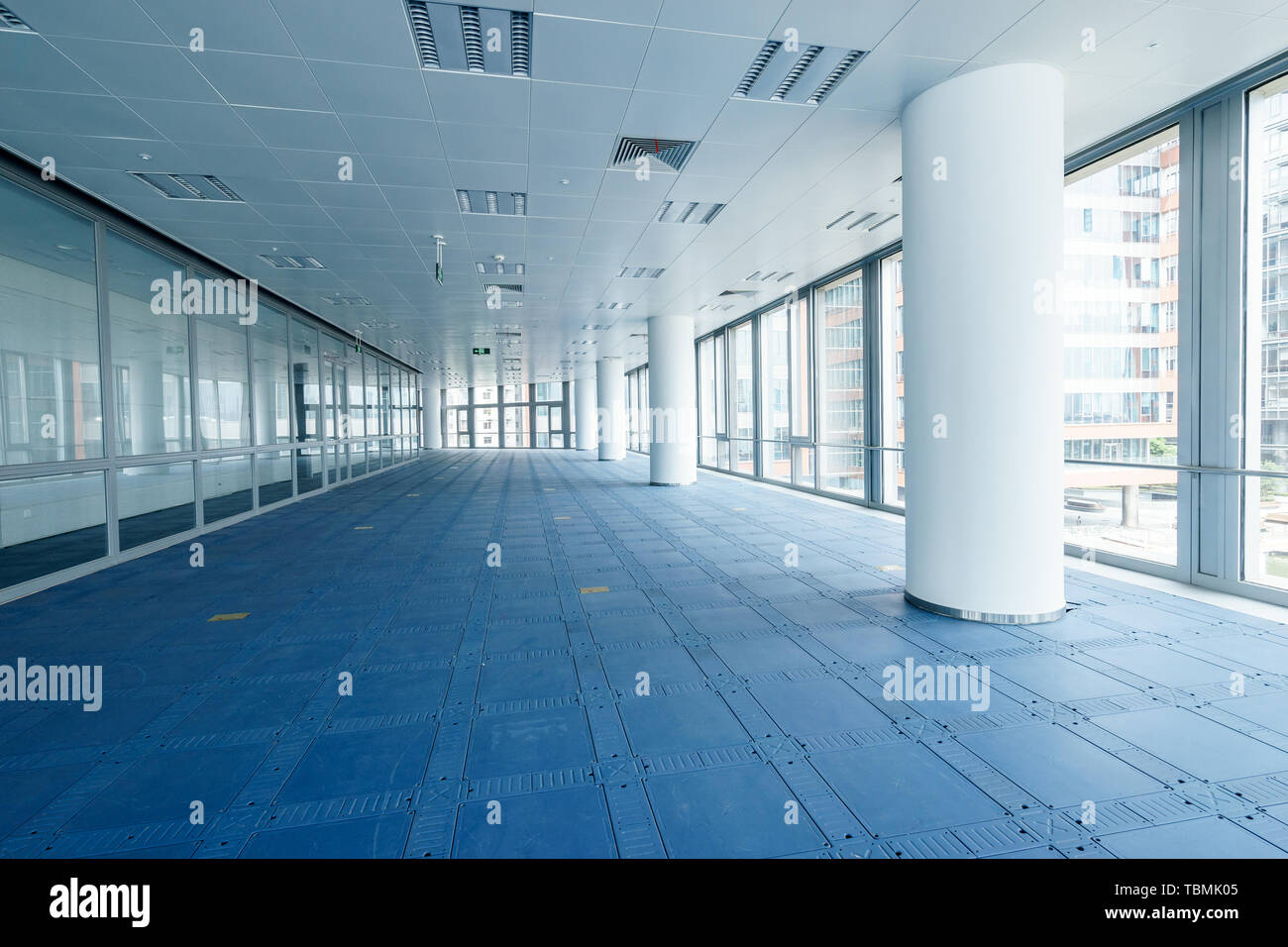 Interior of modern office building Stock Photo - Alamy