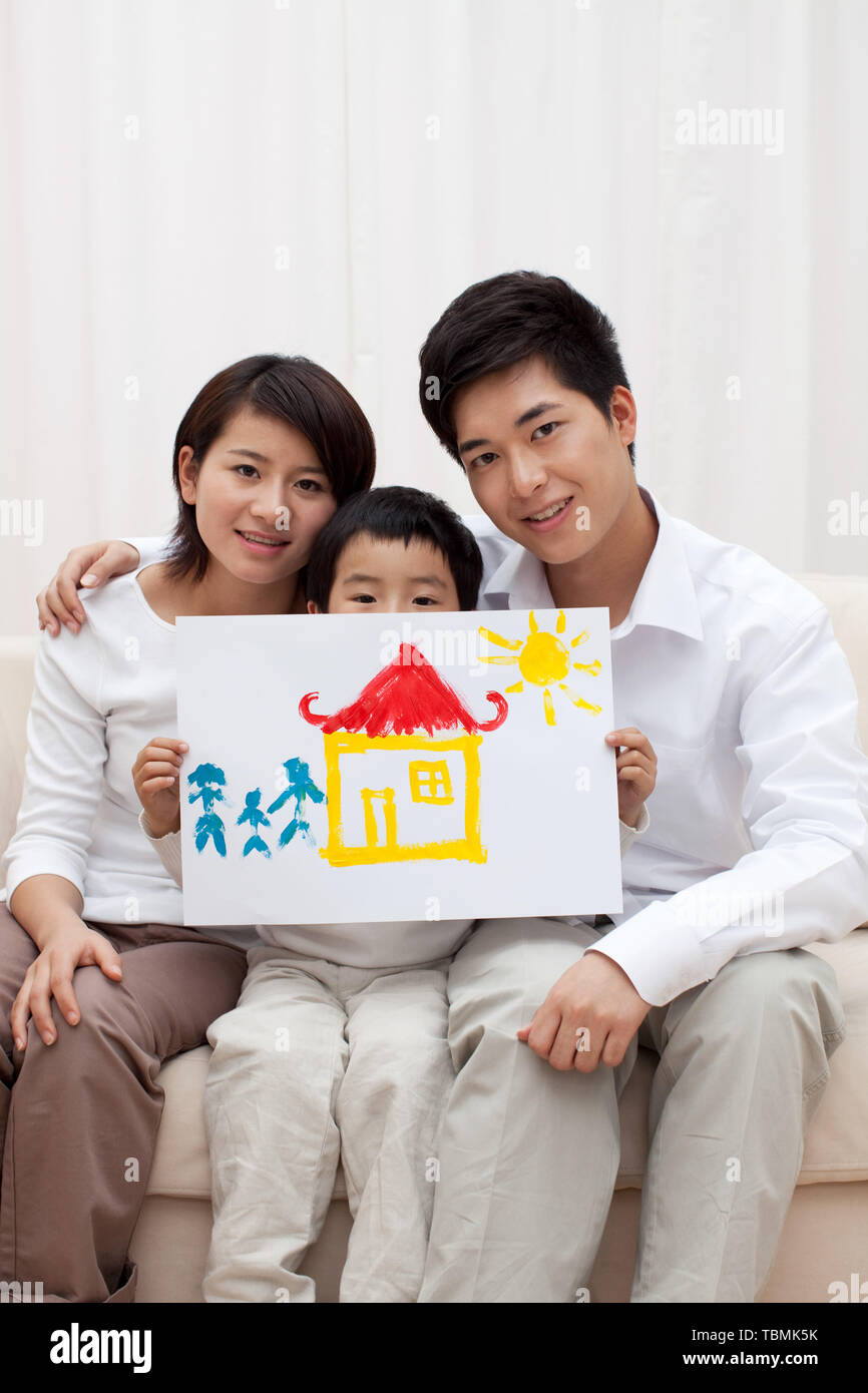 Living in harmony at home Stock Photo - Alamy