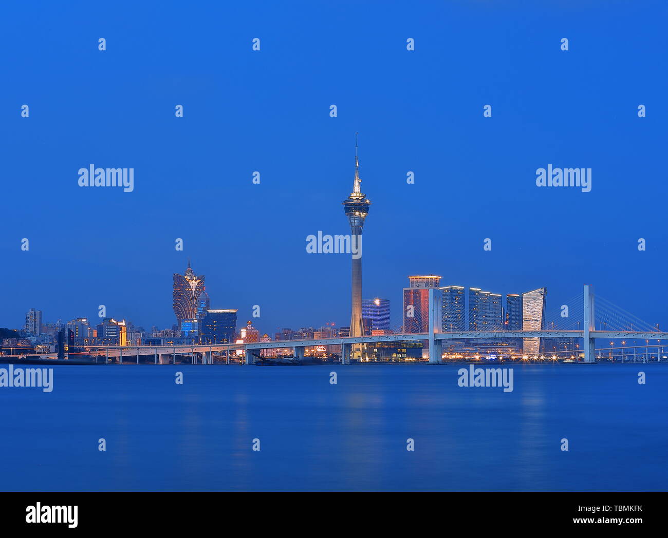 Landscape of Macau tourist sightseeing tower Stock Photo - Alamy