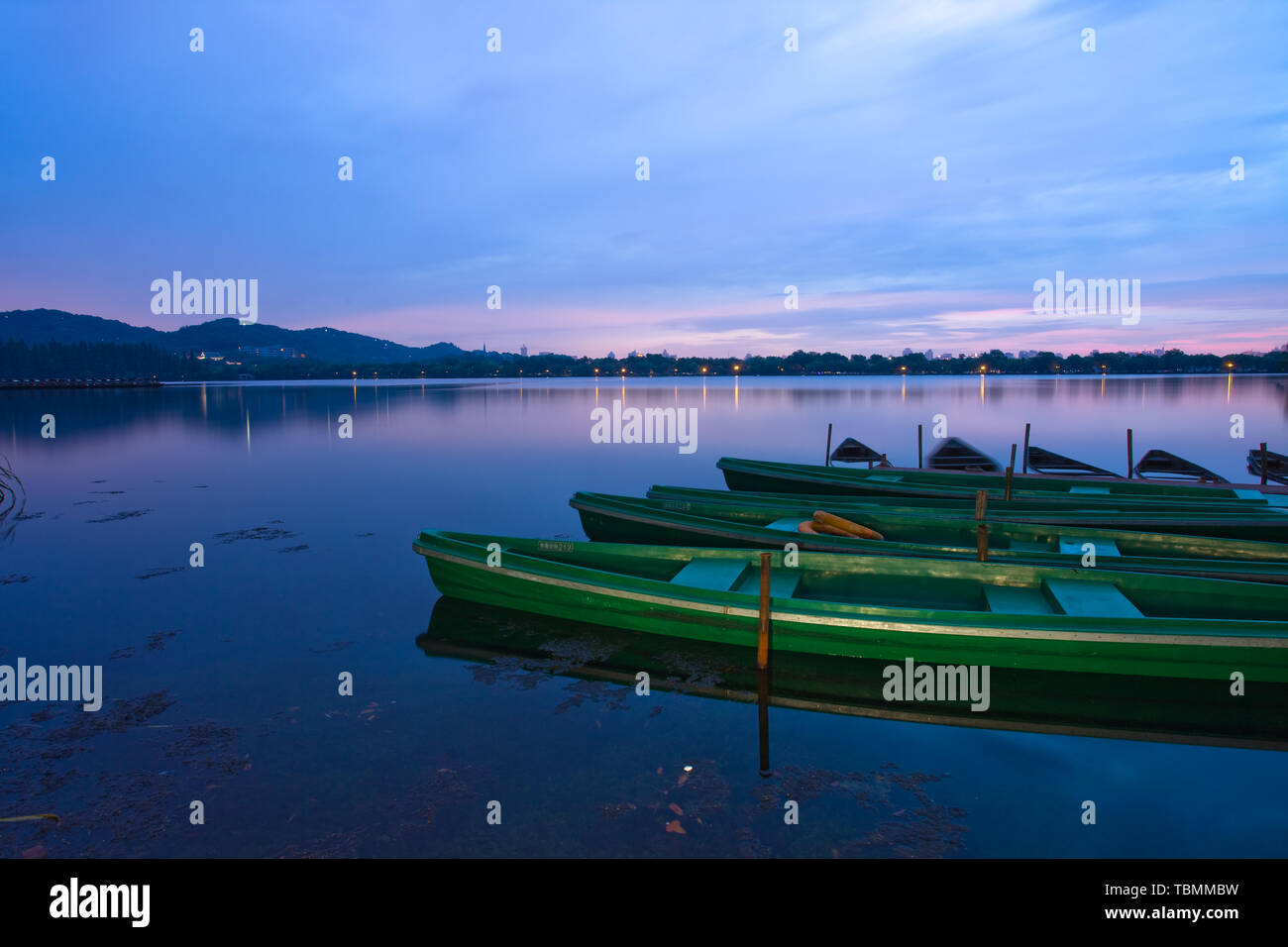 Boat on river Stock Photo - Alamy