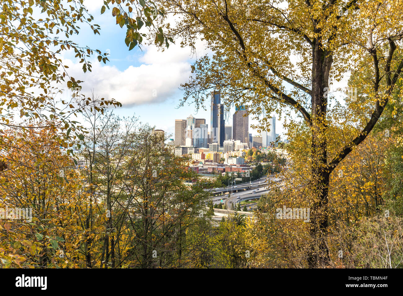 Cityscape and skyline of seattle Stock Photo - Alamy
