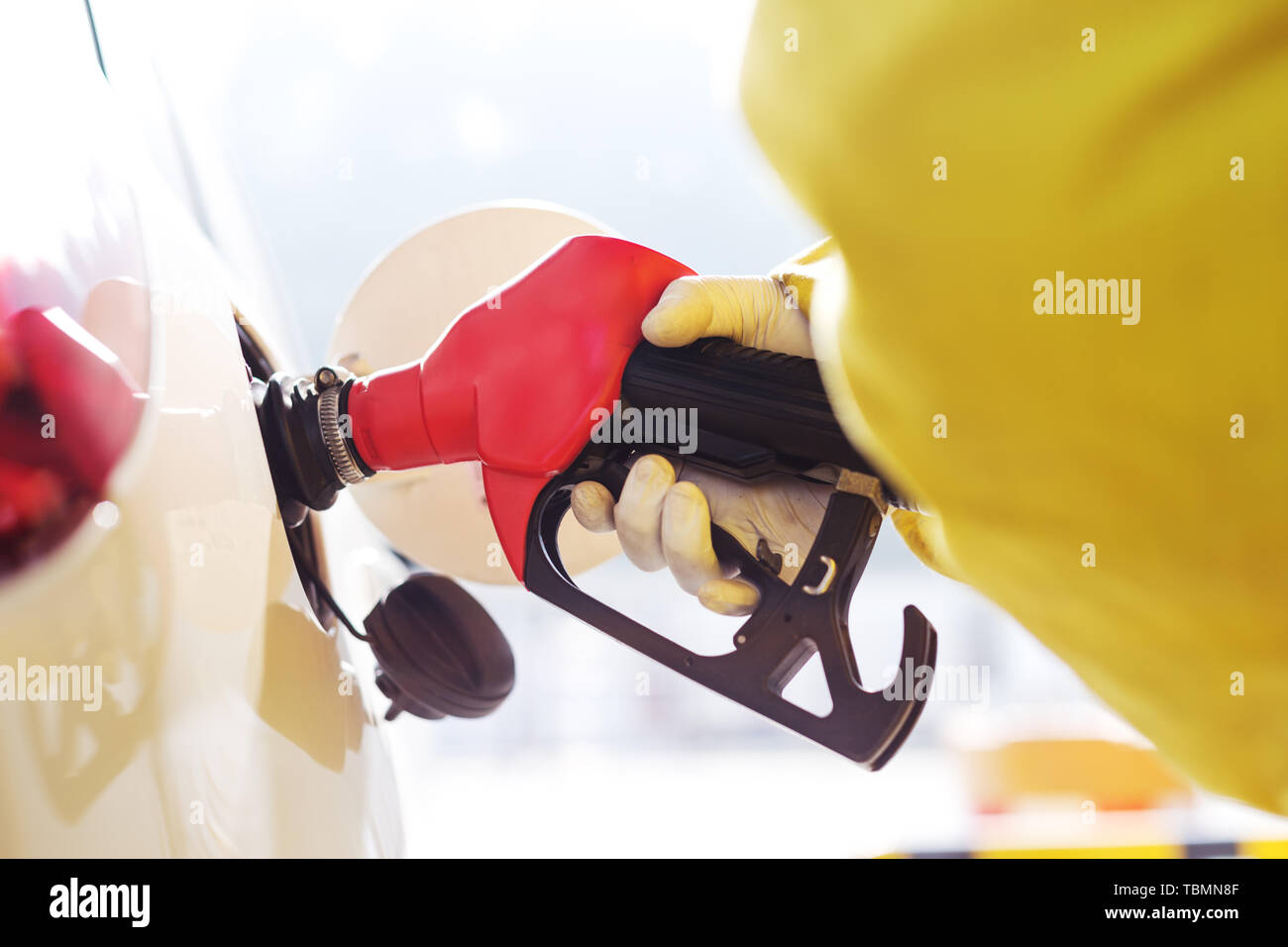 Milk gas station hi-res stock photography and images - Alamy