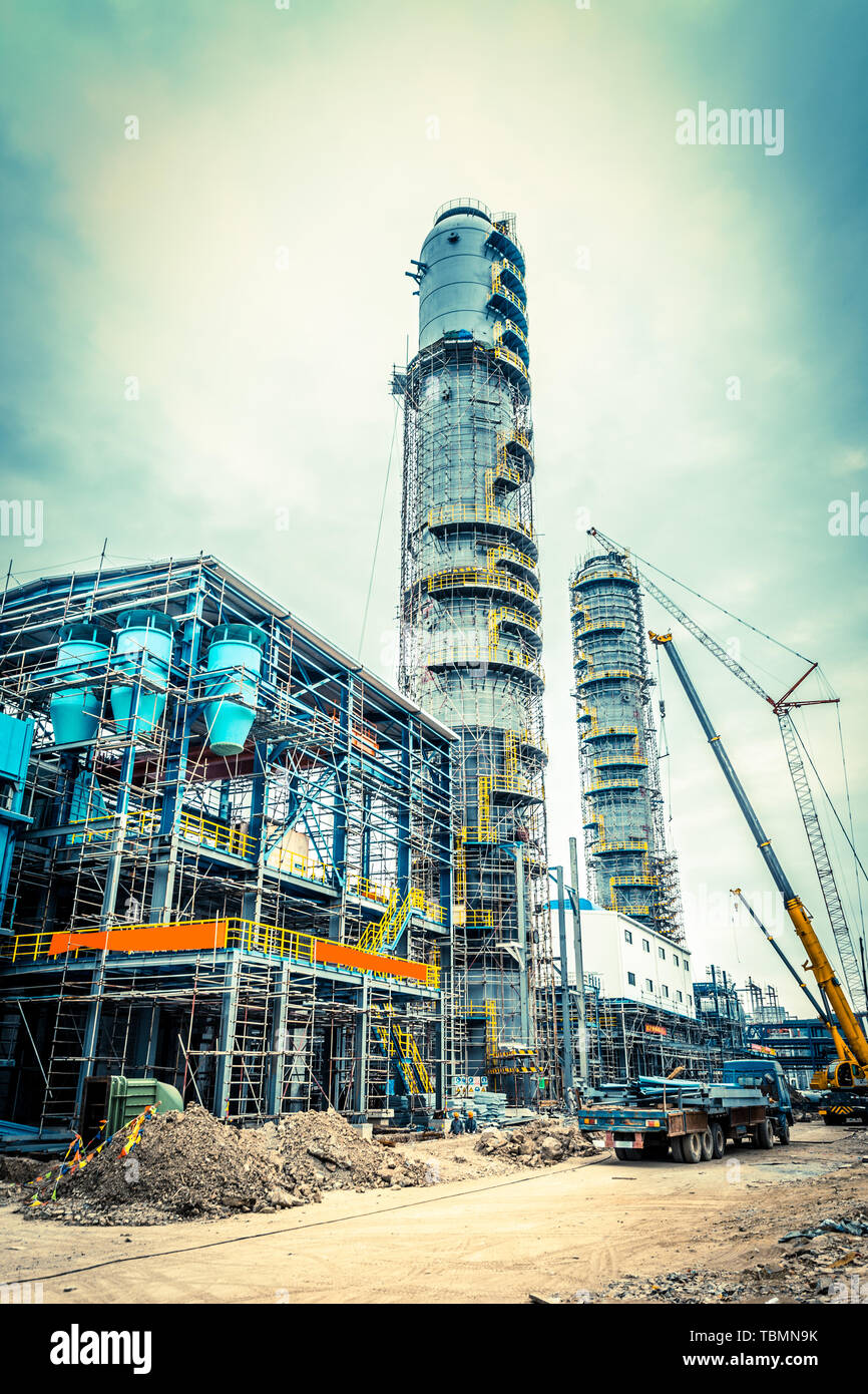 Steel making factory Stock Photo - Alamy