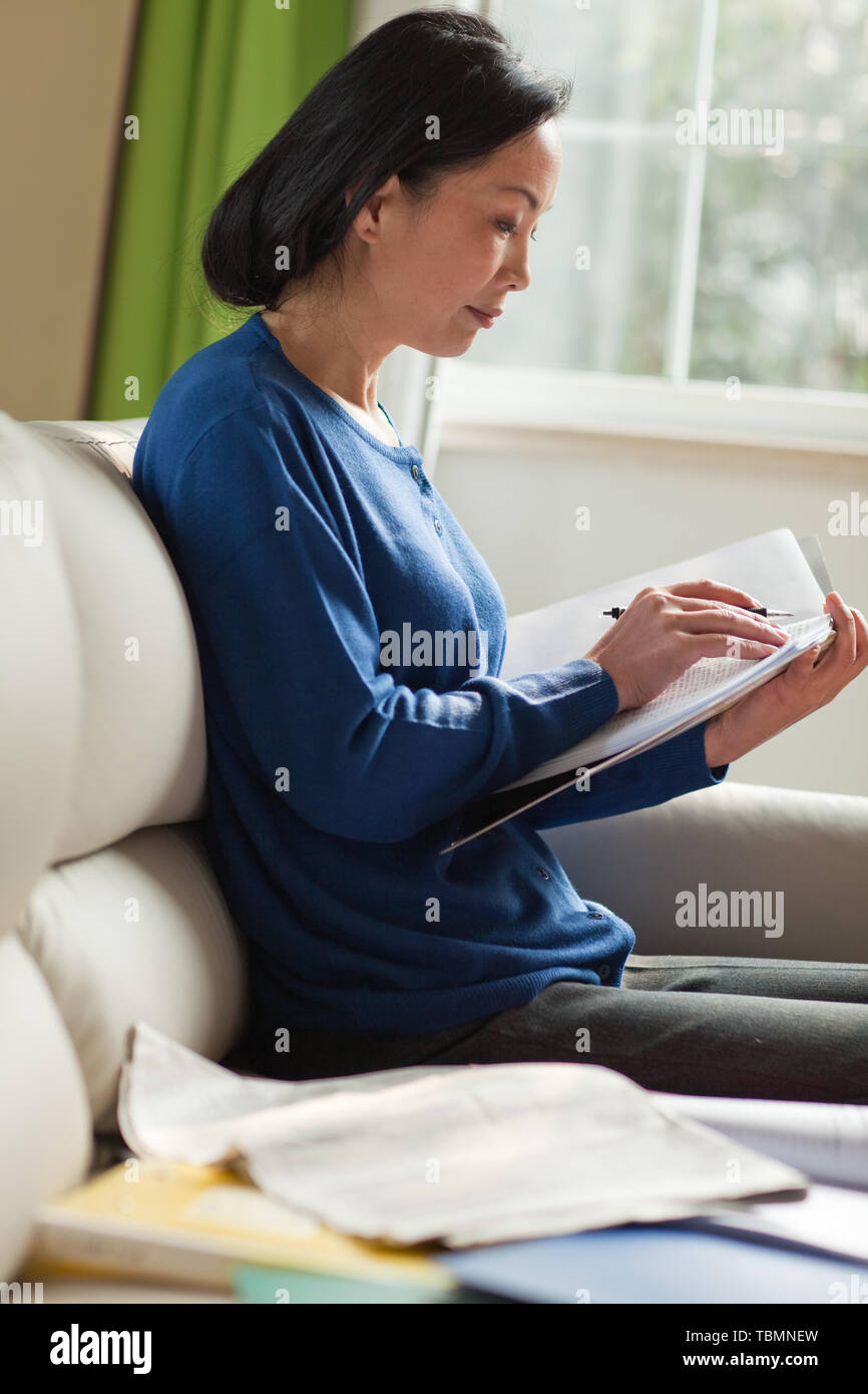 An old man is reading Stock Photo - Alamy