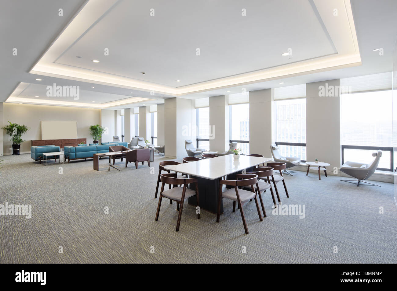 Modern meeting room interior Stock Photo - Alamy