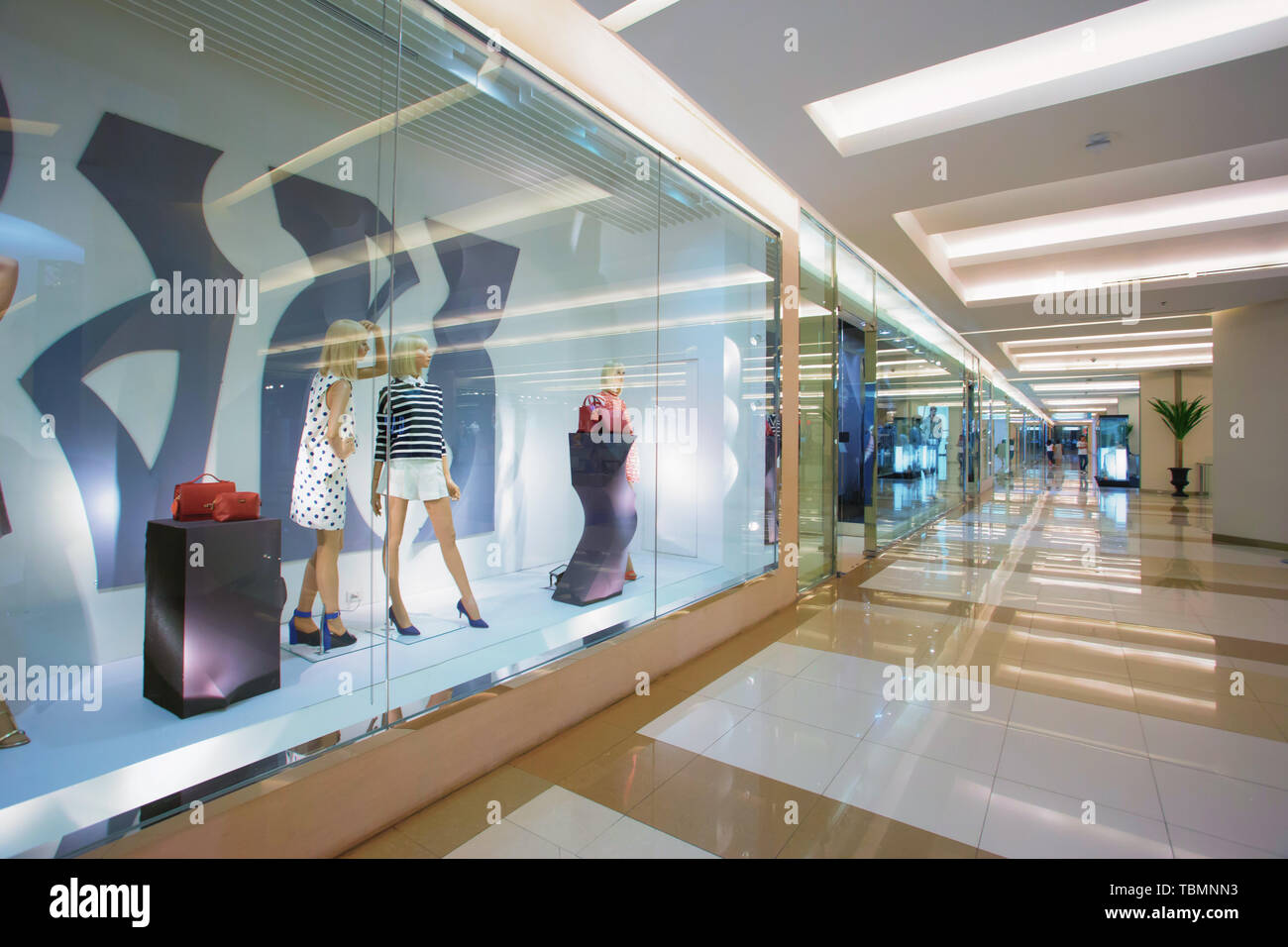 Of modern shopping malls Stock Photo - Alamy