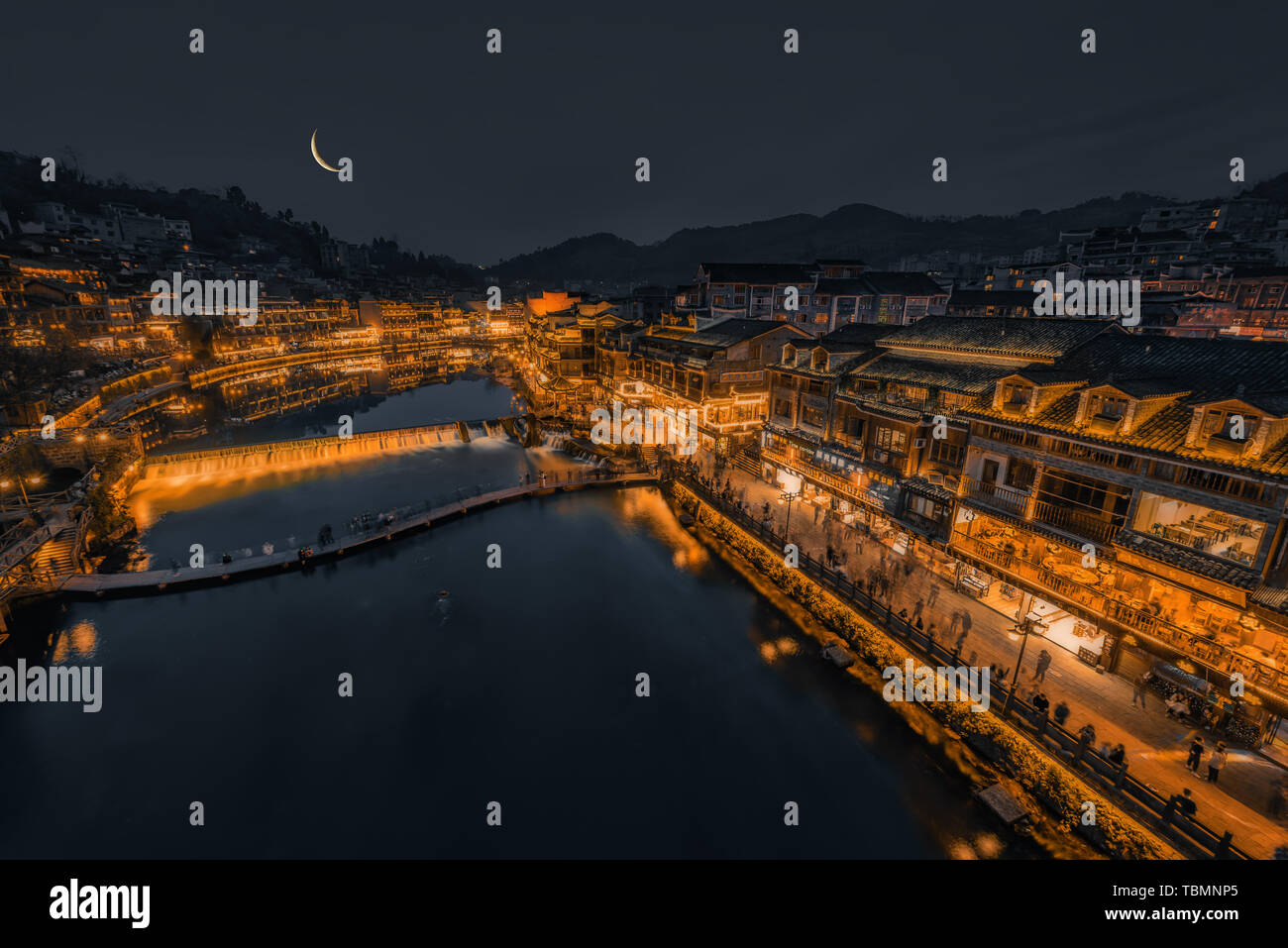 Scenery of the ancient town of Phoenix in western Hunan Stock Photo - Alamy