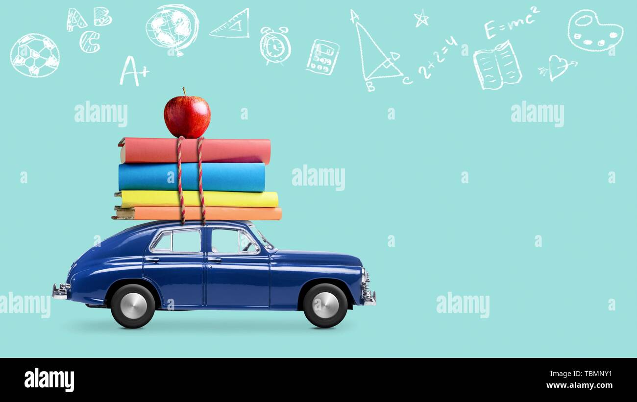 Back to school car Stock Photo - Alamy