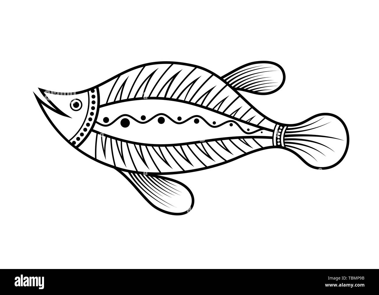 Aboriginal Art Fish