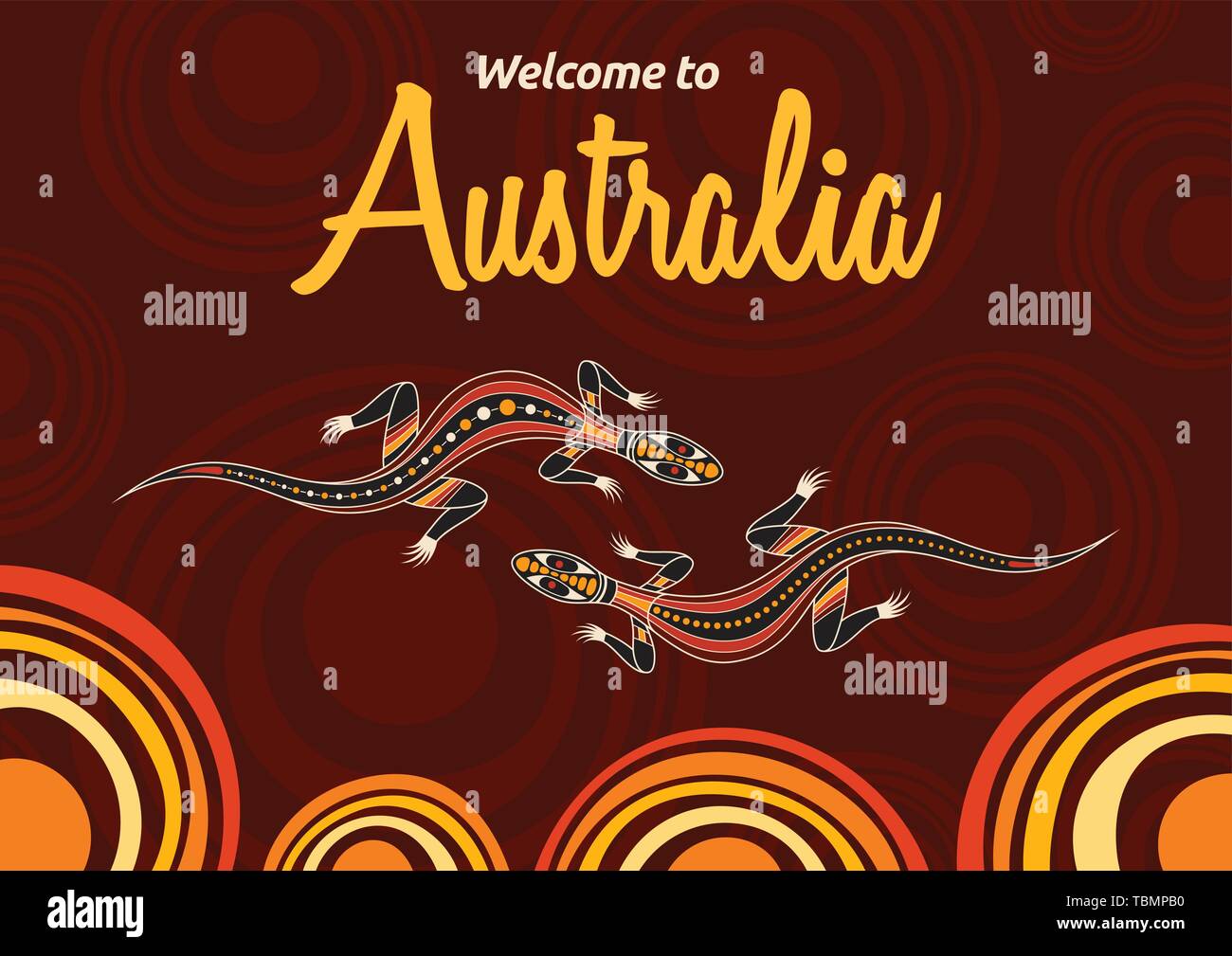 Aboriginal Art Lizard High Resolution Stock Photography and Images - Alamy