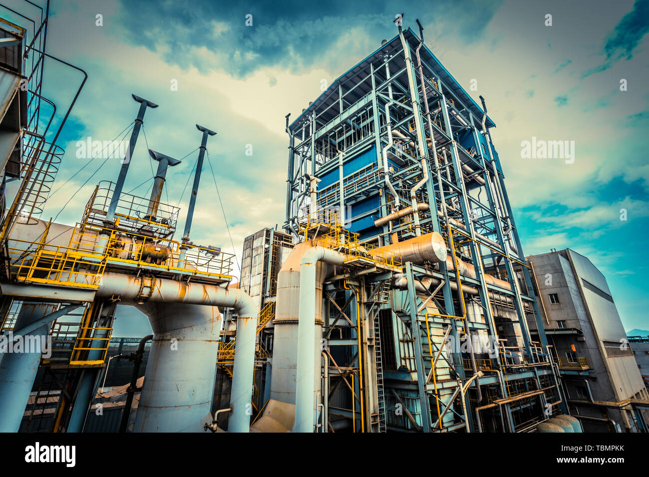 Industrial equipment installation Stock Photo - Alamy