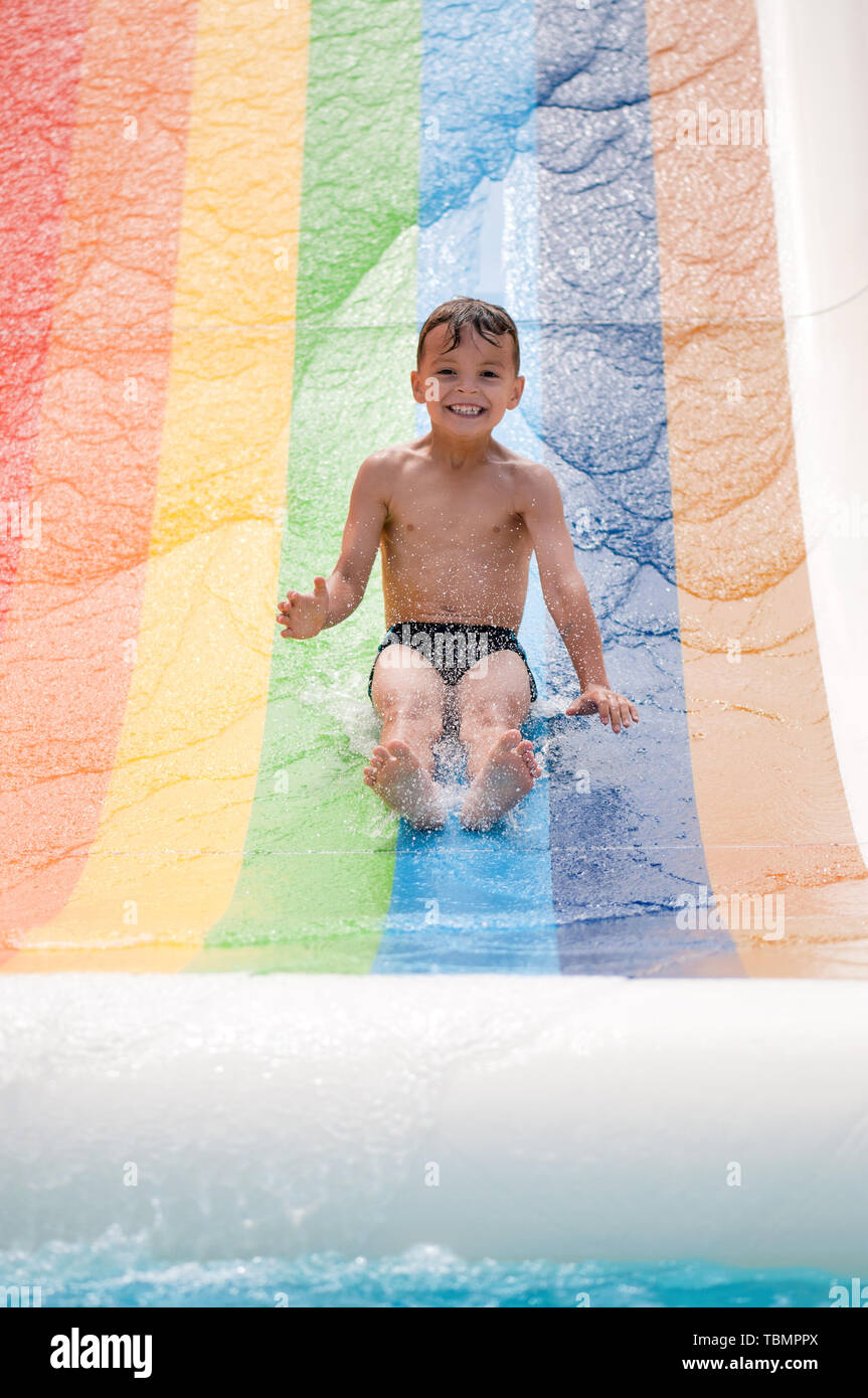 Flume slide hi-res stock photography and images - Alamy