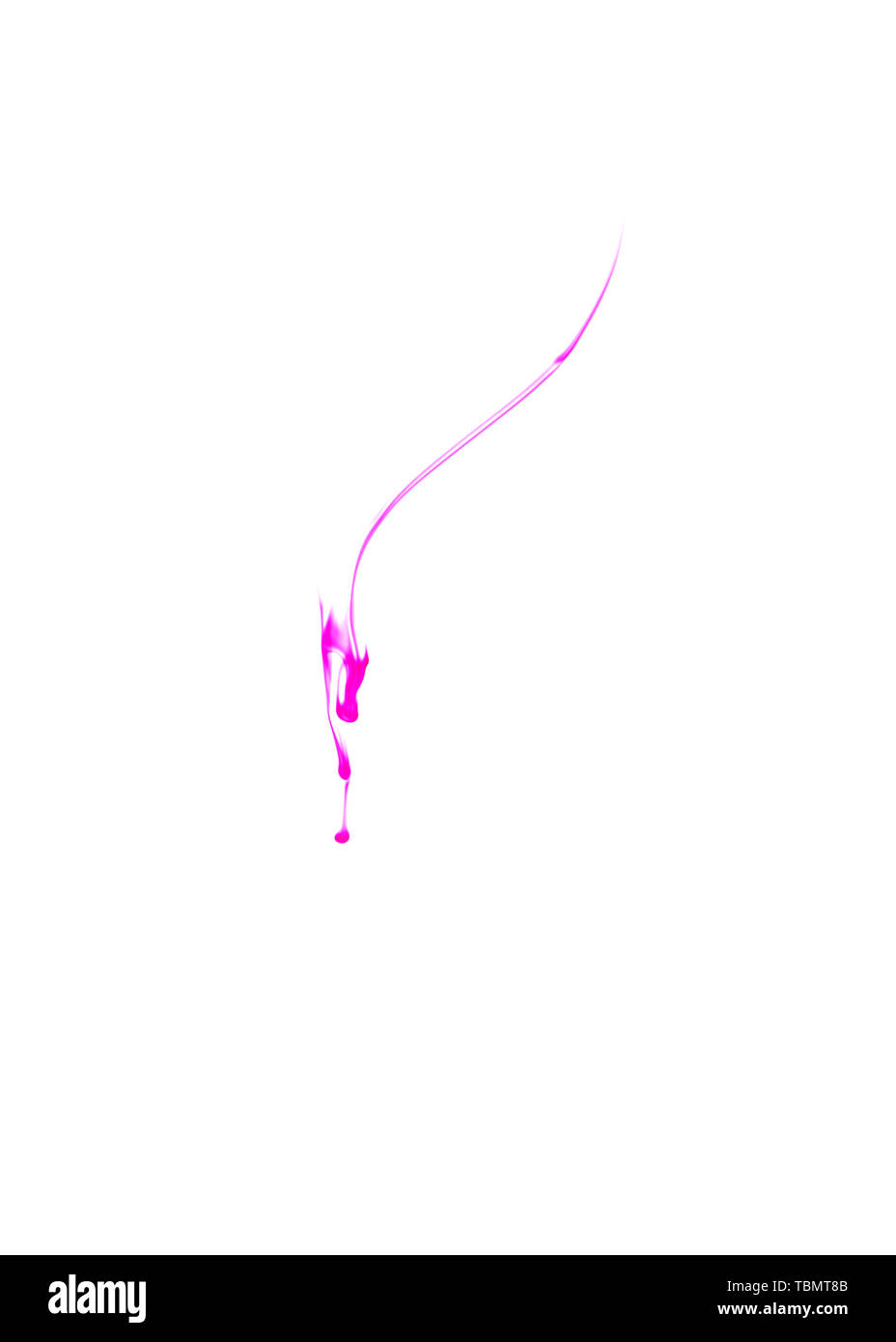 Abstract pink paint splash in Cut Out Stock Images & Pictures - Alamy