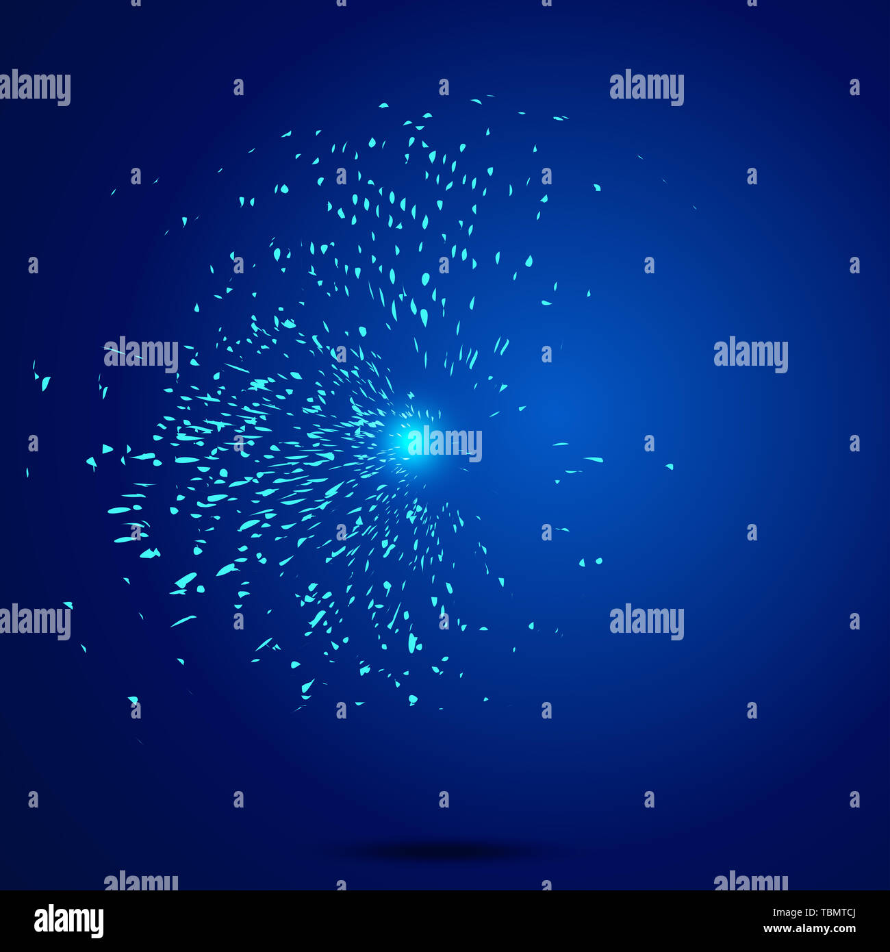 Exploding particles hi-res stock photography and images - Alamy
