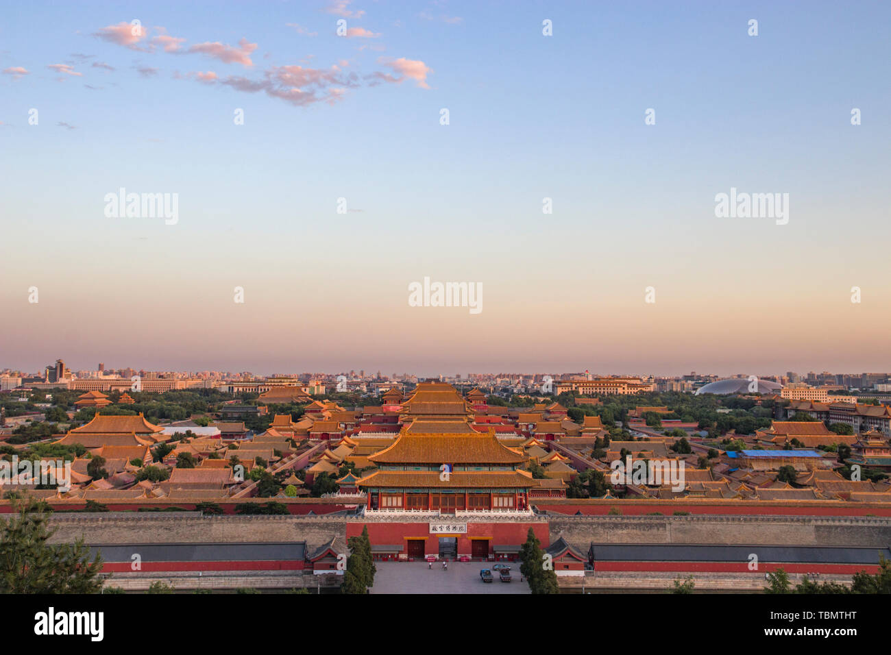 Palace Museum sunset Stock Photo - Alamy