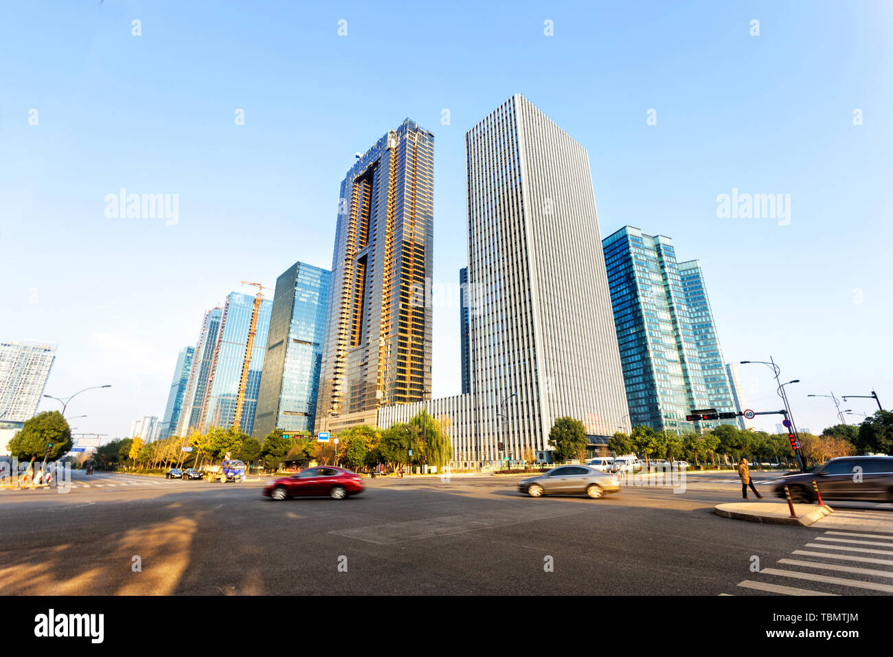 Office and modern street Stock Photo - Alamy