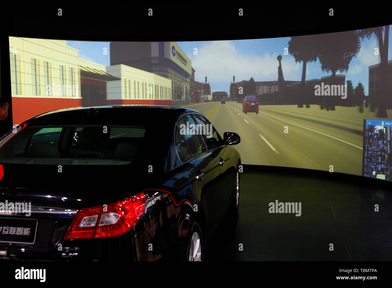 Simulated driving hi-res stock photography and images - Alamy