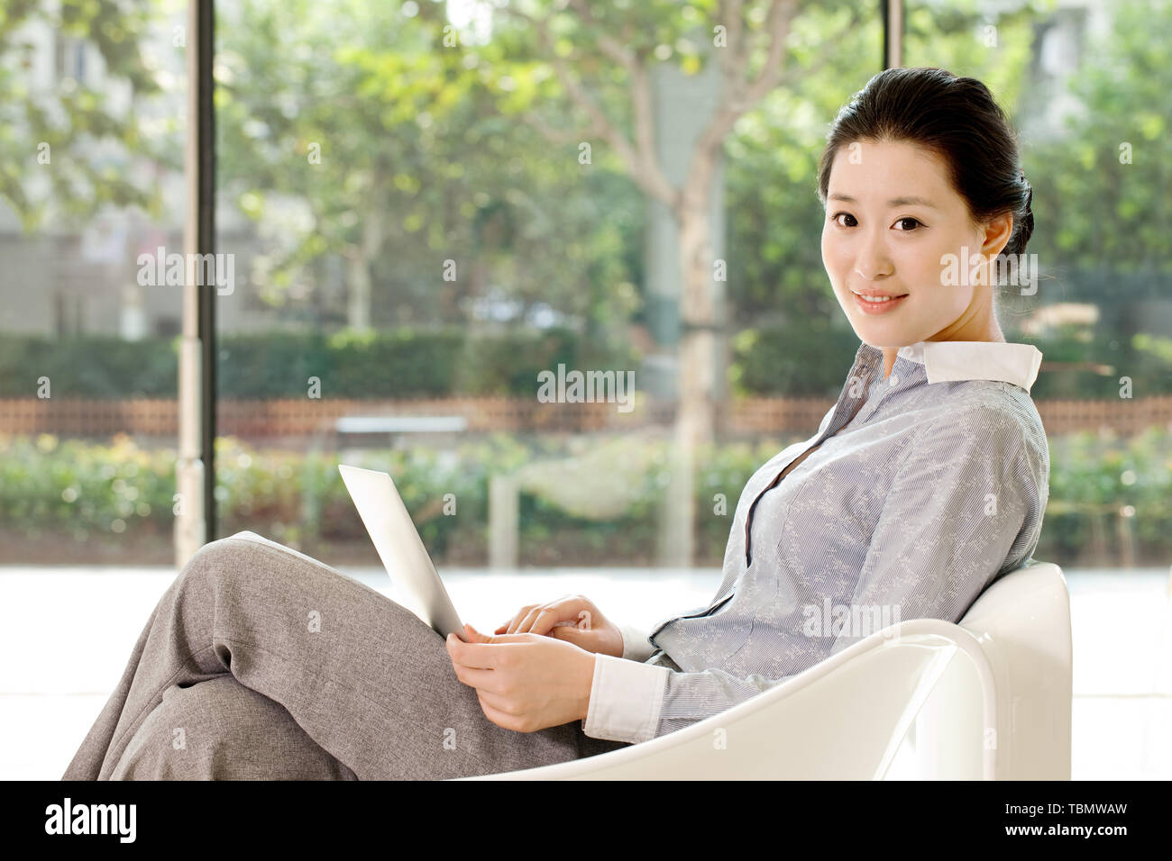 Looking at the lens Stock Photo - Alamy